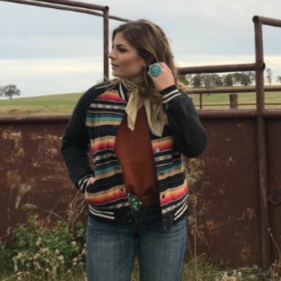 STS Ranchwear | Jackets & Coats | Sts Serape Bomber Jacket | Poshmark